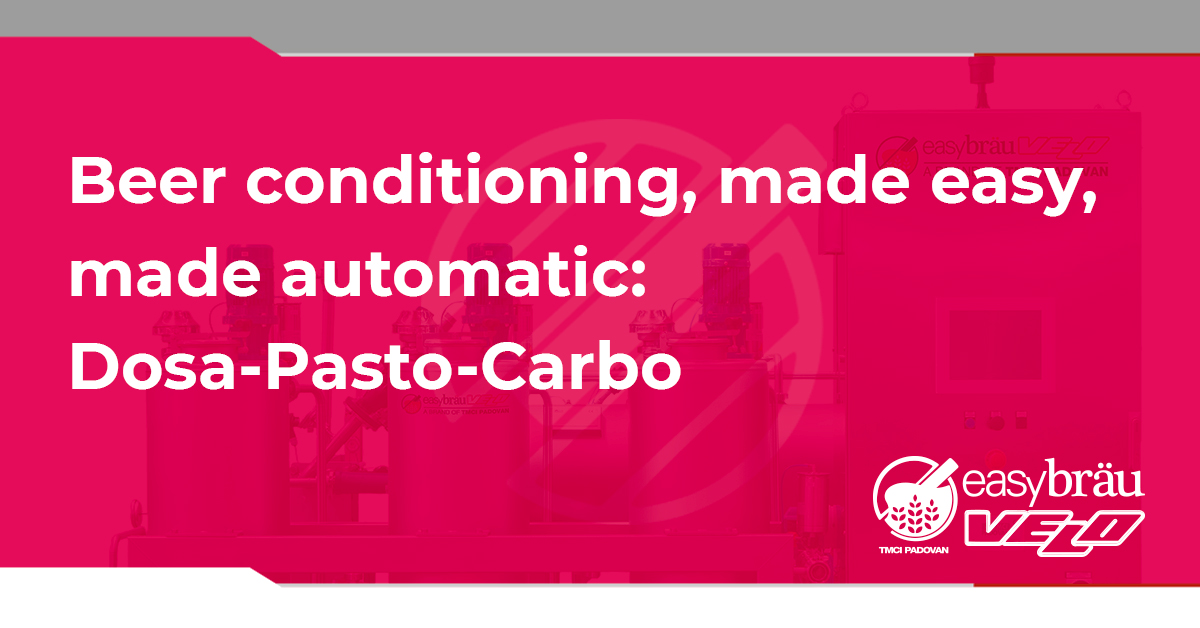Beer conditioning, made easy, made automatic: Dosa-Pasto-Carbo